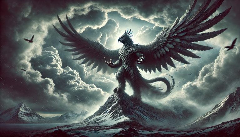 Hræsvelgr, el gigante que trae los vientos